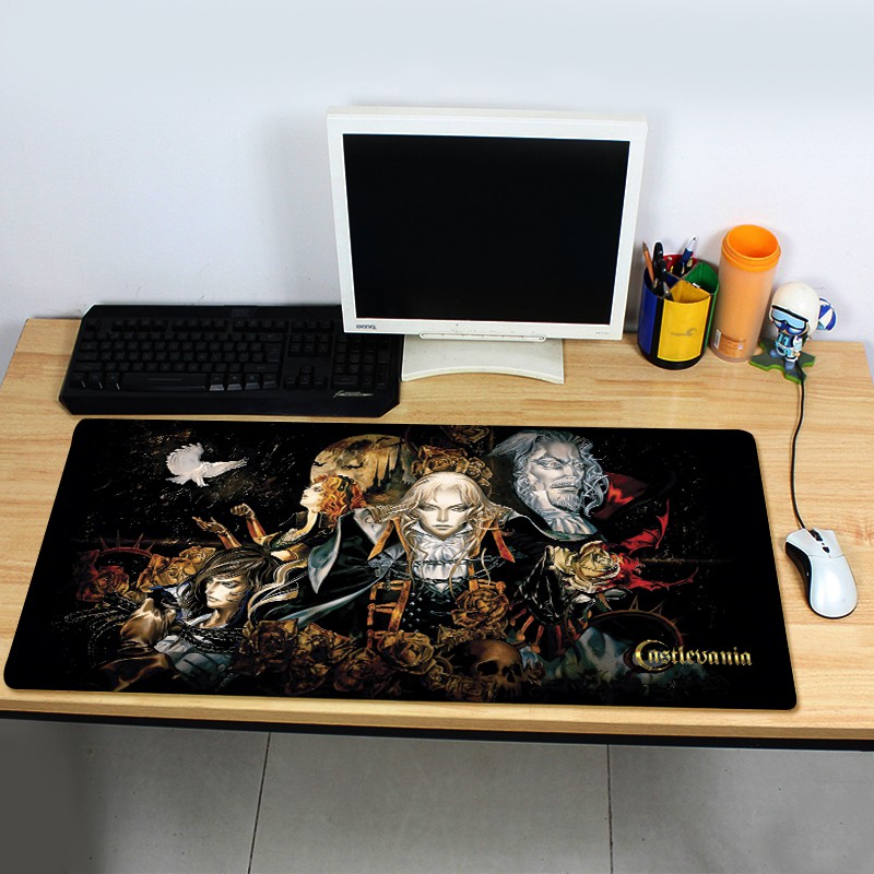 Mouse Pad Gamer Personalizado Extra Grande 90x40cm Speed Castlevania ...