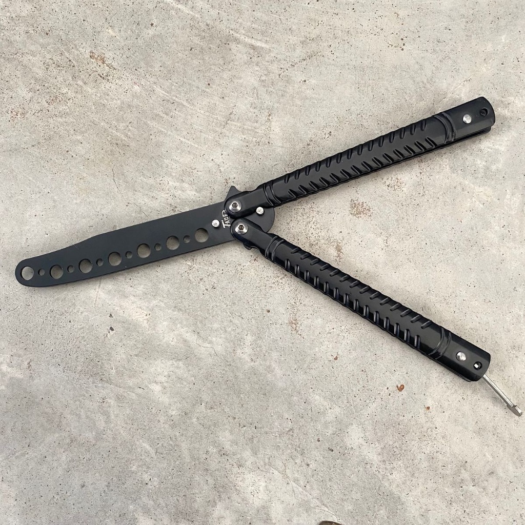 Canivete Butterfly Faca Tático Militar Sem Fio Aço Inox - Desconto no Preço