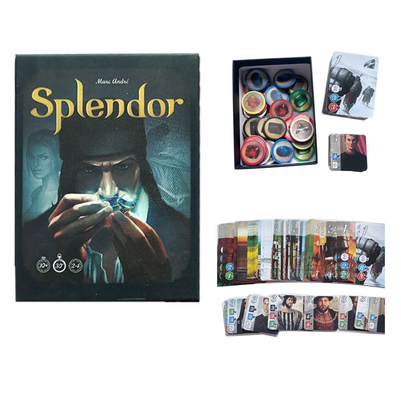 Splendor Jogo De Tabuleiro Versão Completa Inglês Mini Para Festa De ...