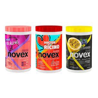 CRONOGRAMA CAPILAR NOVEX DOCTOR RICINO+ MARACUJA + INFULSÃO DE COLAGENO 400G | Shopee Brasil