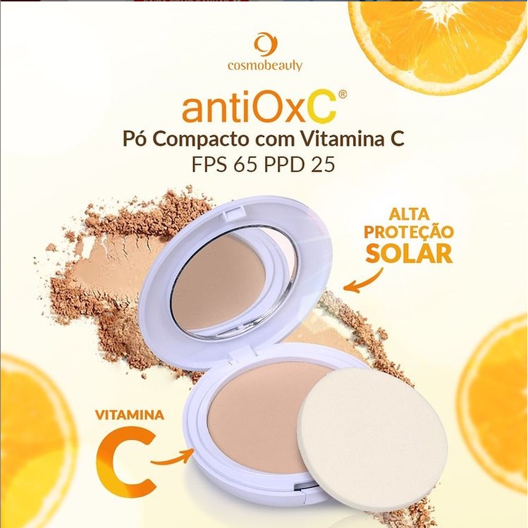 Antiox C pó compacto - cosmobeauty | Shopee Brasil