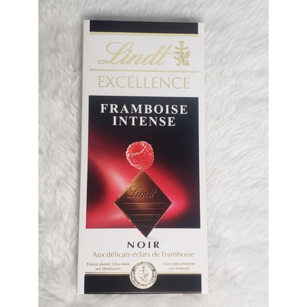 Lindt Excellence Framboise Intense 100 gramas | Shopee Brasil