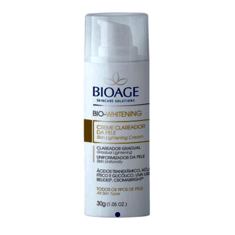 BIOAGE - BIO-WHITENING CREME CLAREADOR - 30G | Shopee Brasil