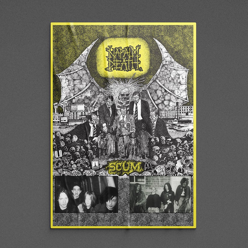 Poster Napalm Death - Scum / Tamanho A3 | Shopee Brasil