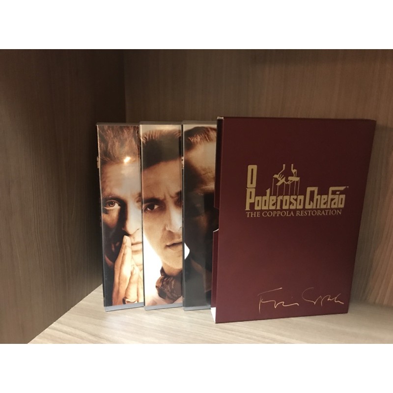 BOX DVD O Poderoso Chefão The Coppola Restoration | Shopee Brasil