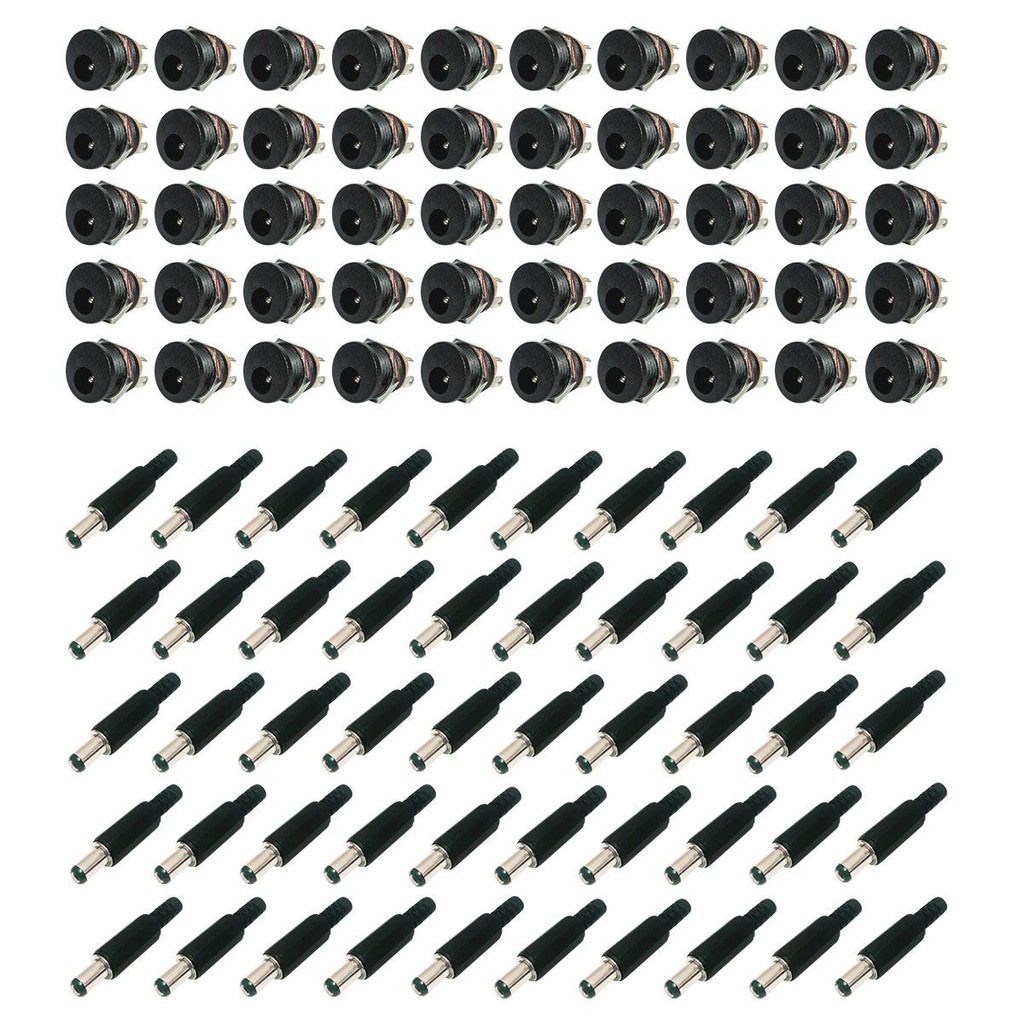 Kit 50 Unidades Conector Plug De Energia P4 Macho + 50 Unidades Plug ...