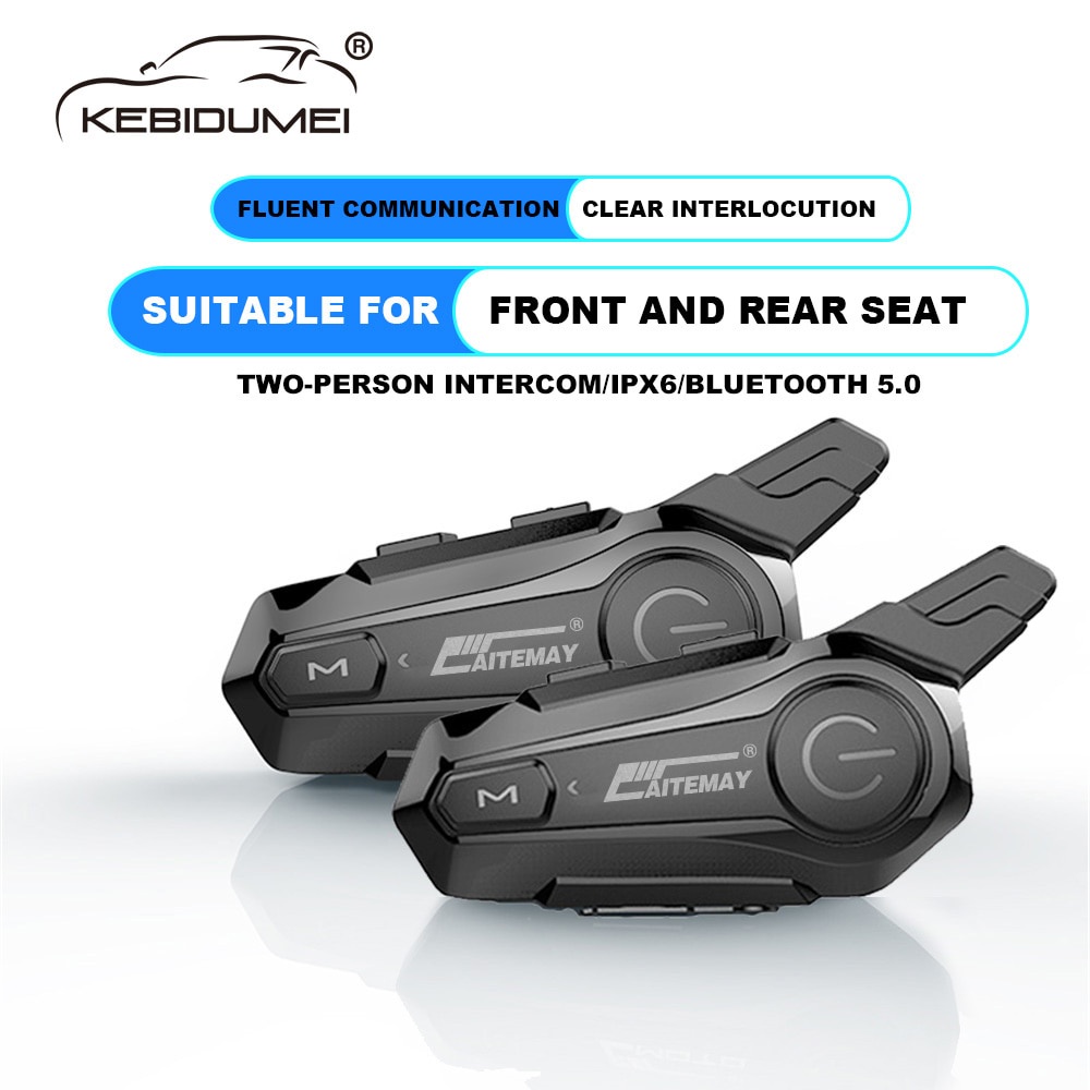 Fone De Ouvido/Capacete/Interfone Bluetooth 5.0 Para Motocicleta ...