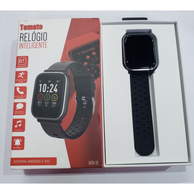 Relógio Inteligente Smartwatch Tomate MTR 10 | Shopee Brasil