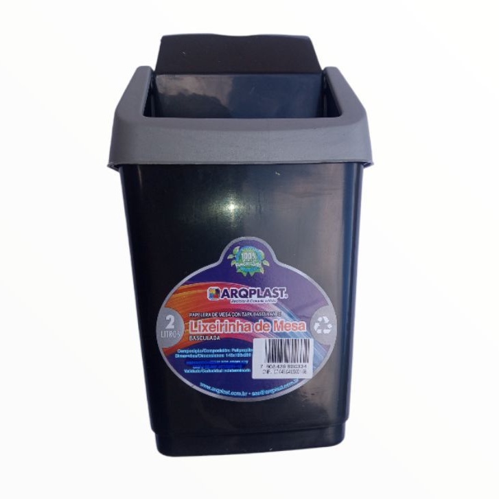 Lixeirinha de Mesa Basculante 2 LT. | Shopee Brasil
