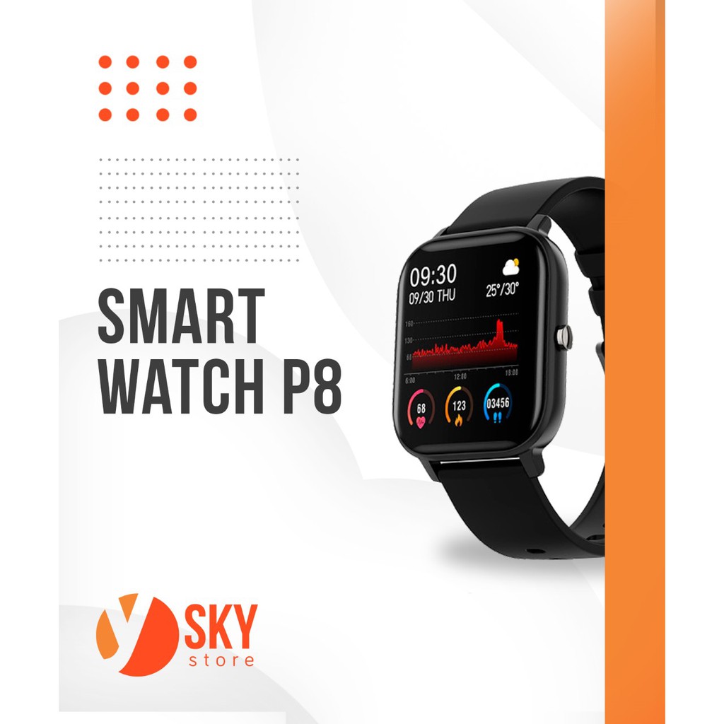 Smartwatch P8 pronta entrega | Shopee Brasil