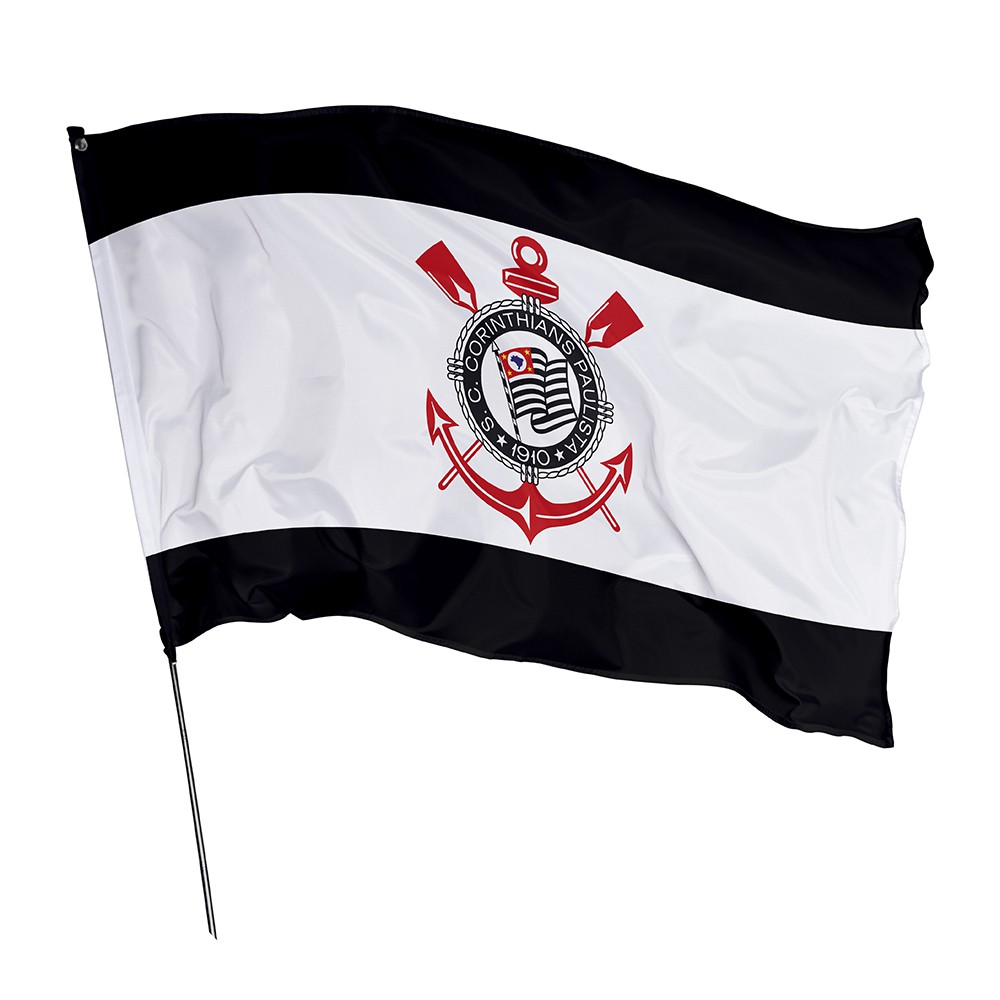 Bandeira Do Corinthians 1,45m X 1m - Ct03 | Shopee Brasil