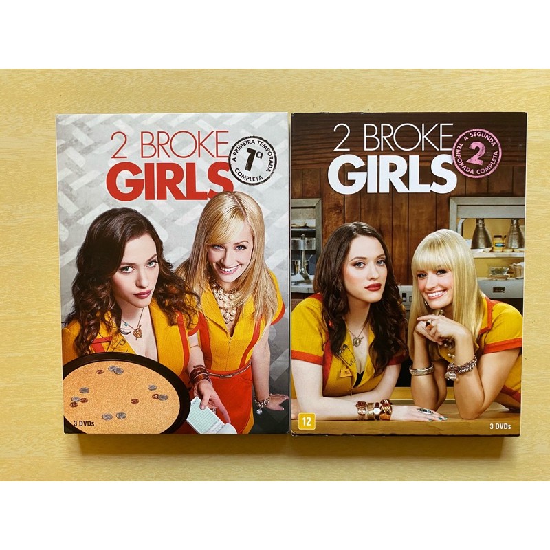 DVD Primeira e Segunda temporada 2 Broke Girls | Shopee Brasil