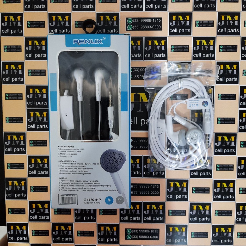 Kit 30 Fone Renux FON-3186 | Shopee Brasil