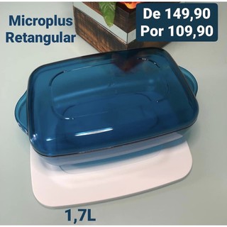 Tupperware Microplus Retangular 1,7 Litros | Shopee Brasil