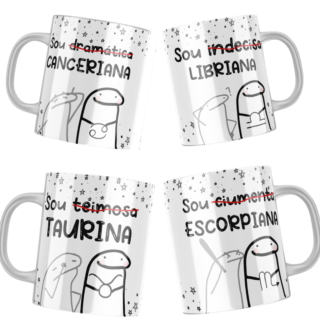 Caneca Xícara Frase Meme Flork Engraçada Você Merece O Mundo ...