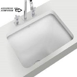 Cuba Embutir Deca Retangular 480x355mm Branco Gelo L37517 | Shopee Brasil