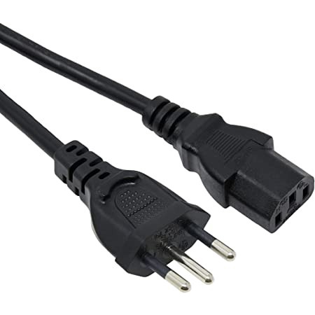 Cabo De Força Para Monitor, Projetor, Fonte | Shopee Brasil