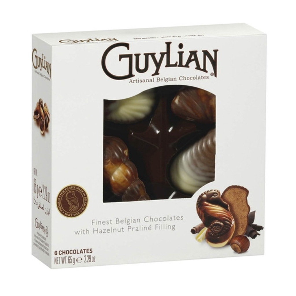Chocolate Belga GUYLIAN Sea Shells Original 65g | Shopee Brasil