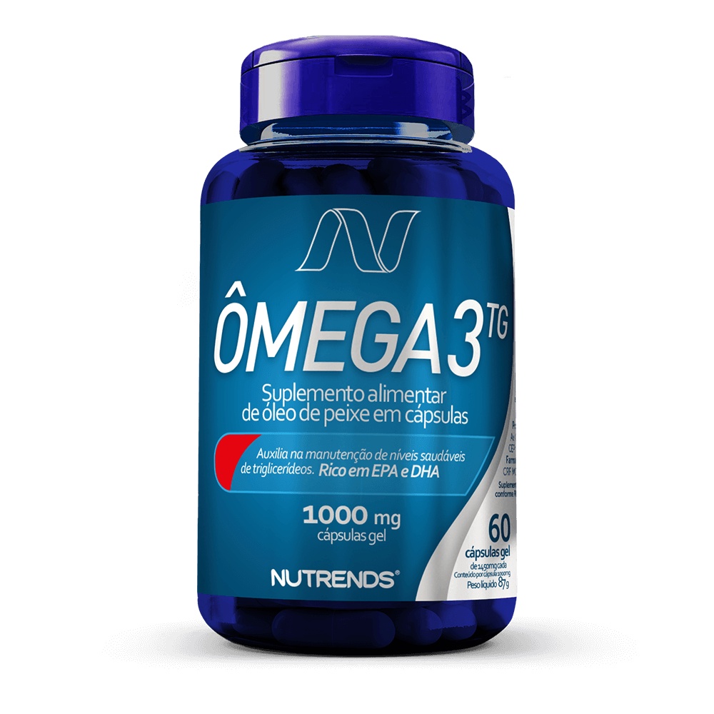 Ômega 3 TG 1000mg - 60 Cápsulas (540mg de EPA e 360mg de DHA ...