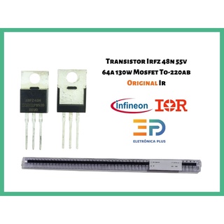 Transistor Irfz 48n Irfz48 Mosfet To-220ab Original Ir | Shopee Brasil
