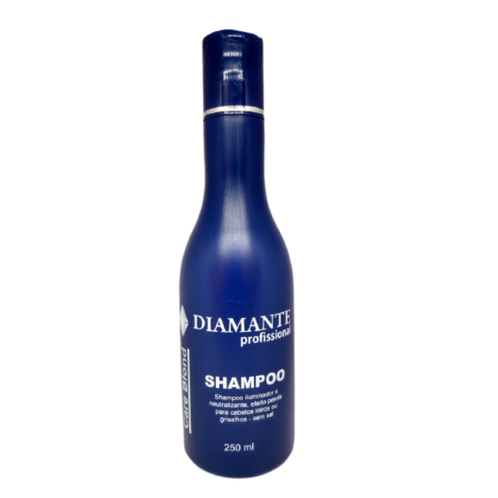 Shampoo Azul Matizador Diamante Profissional (250ml) | Shopee Brasil