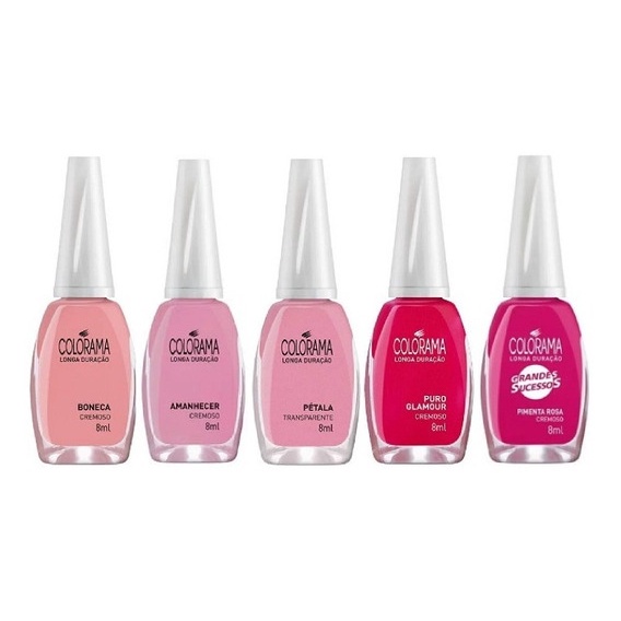COLORAMA Esmaltes Rosa 8ml | Shopee Brasil