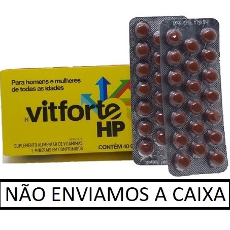 Suplemento Vitamínico Mineral Vitforte HP Multivitamínico ...