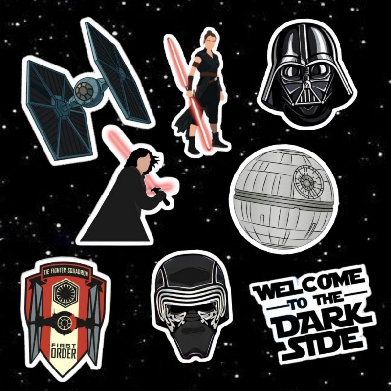 Stickers Enjoy The Dark Side | Shopee Brasil