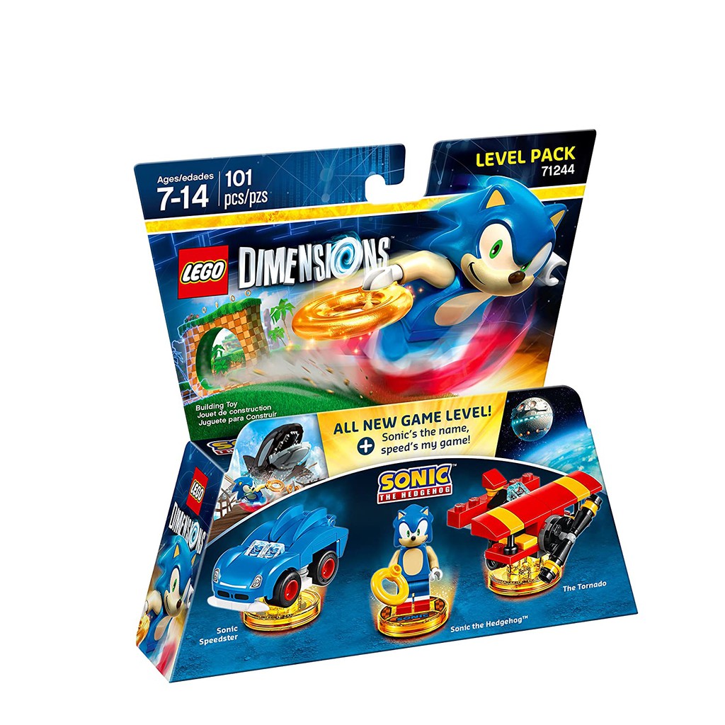 Lego Dimensions Sonic The Hedgehog 71244 Level Pack | Shopee Brasil