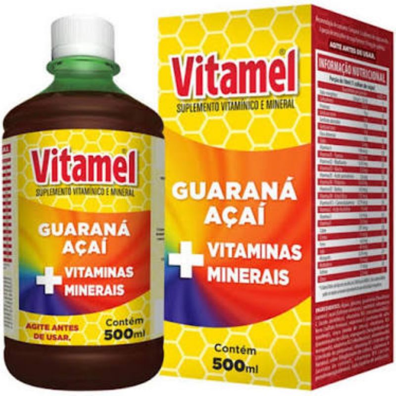 Vitamel Suplemento Vitamínico e Mineral c/ 500ml | Shopee Brasil