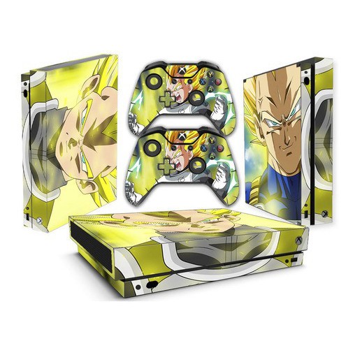 Skin Xbox One X (2017) - Vegeta SSJ - 061 | Shopee Brasil