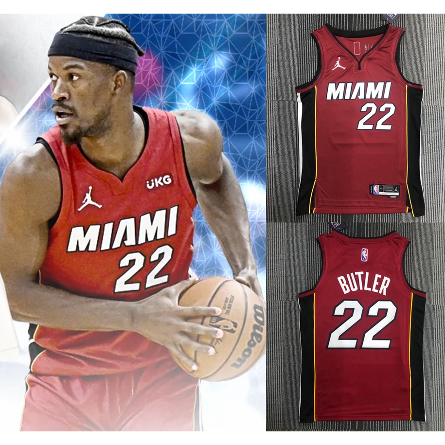 Camisa Masculina Camiseta de Basquete Miami Heat Jimmy Butler jersey ...
