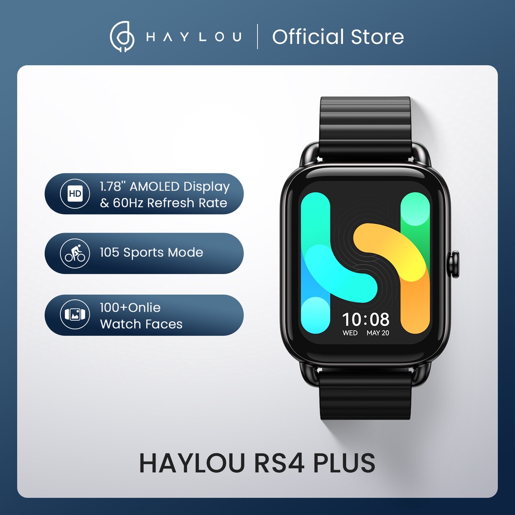 Smartwatch Relógio Inteligente Haylou RS4 Plus , 1.78 " Retina AMOLED ...