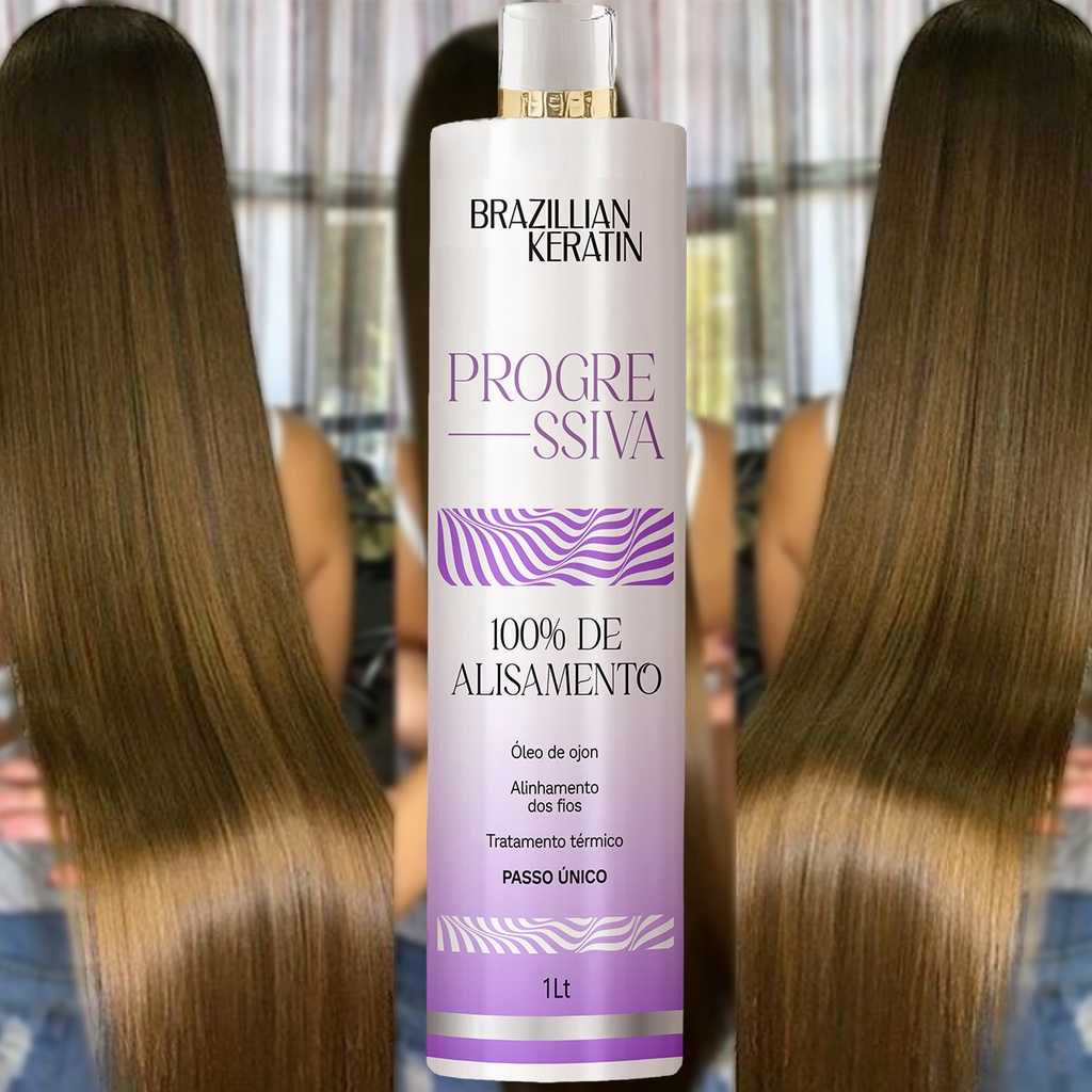 Escova Progressiva Marroquina Liso 100% Profissional - Escorrega o Preço