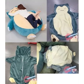 Puff Snorlax Pele Pokémon Gigante 1,5m Zíper Pronta Entrga | Shopee Brasil