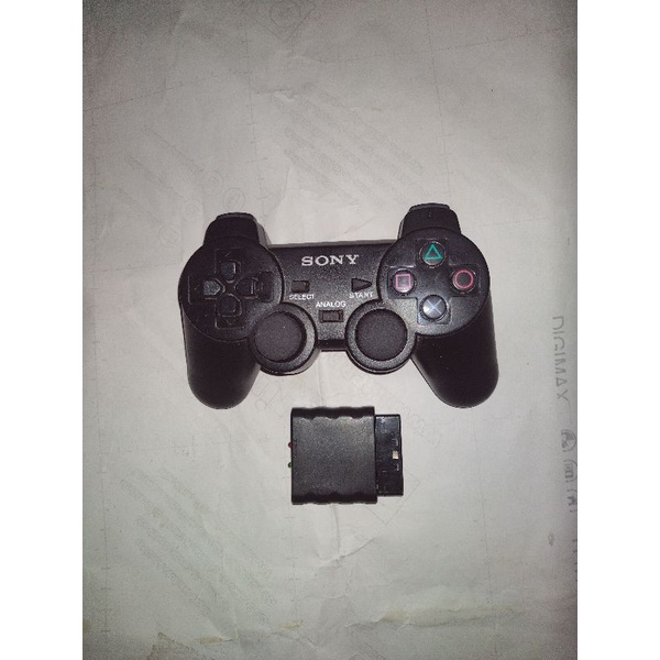 controle Playstation 2 PS2 sem fio original aceito ofertas | Shopee Brasil