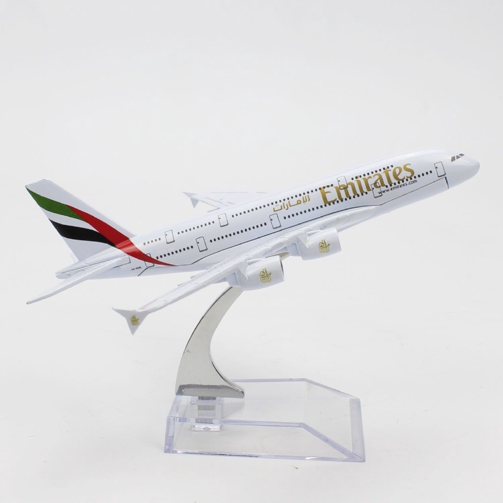 16cm A-380 Diecast Model Airbus380 Emirates Airlines Aeroplane Aircraft ...