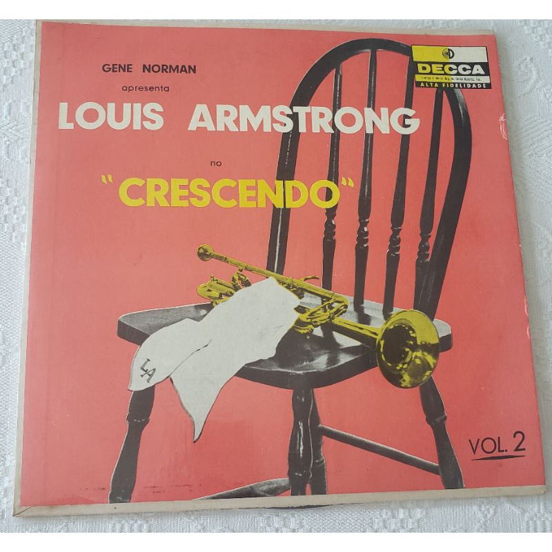 LP/Vinil Louis Armstrong - Crescendo volume 2 | Shopee Brasil