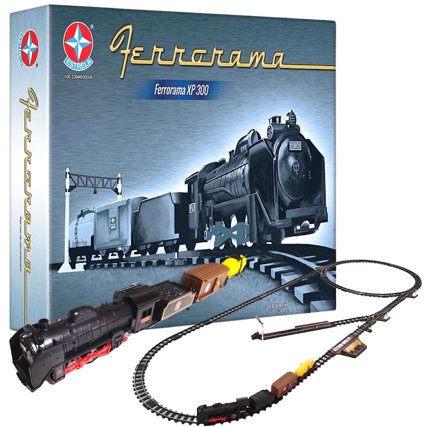 Ferrorama Xp 300 Super Pista De Trem Locomotiva Estrela | Shopee Brasil