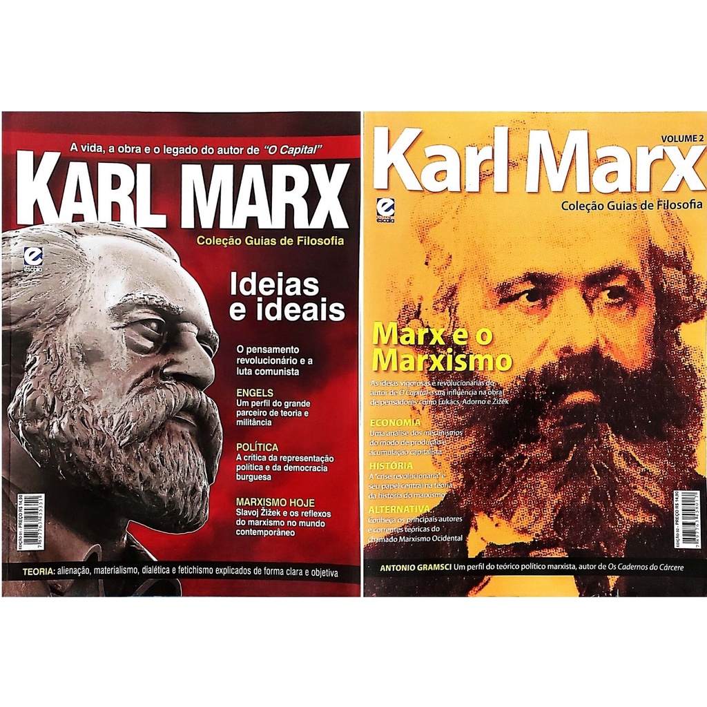 Kit C/ 2 Livros Karl Marx - Coleção Guia Das Filosofias | Shopee Brasil