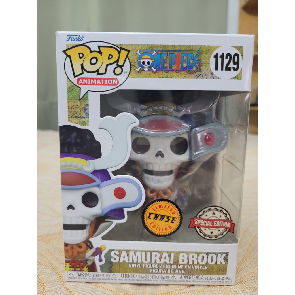 Funko POP! Samurai Brook CHASE #1129 One Piece (POP COM DETALHE ...