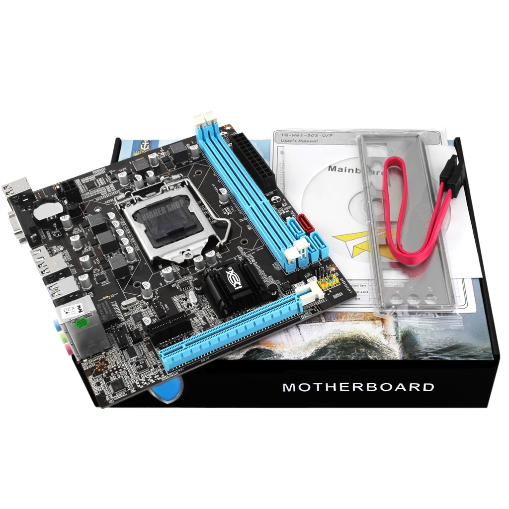 Placa Mãe H61 Ddr3 Hdmi Lga 1155 / Para Processador Core I3 I5 I7 Xeon Celeron Pentium ...