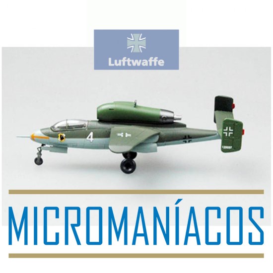 He.162A-2 120097 1./JG1 May 1945 - Easy Model - Winged Ace | Shopee Brasil