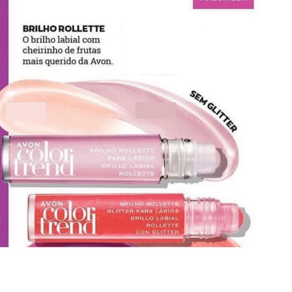 Brilho Labial Rollete Color Trend Avon gloss | Shopee Brasil