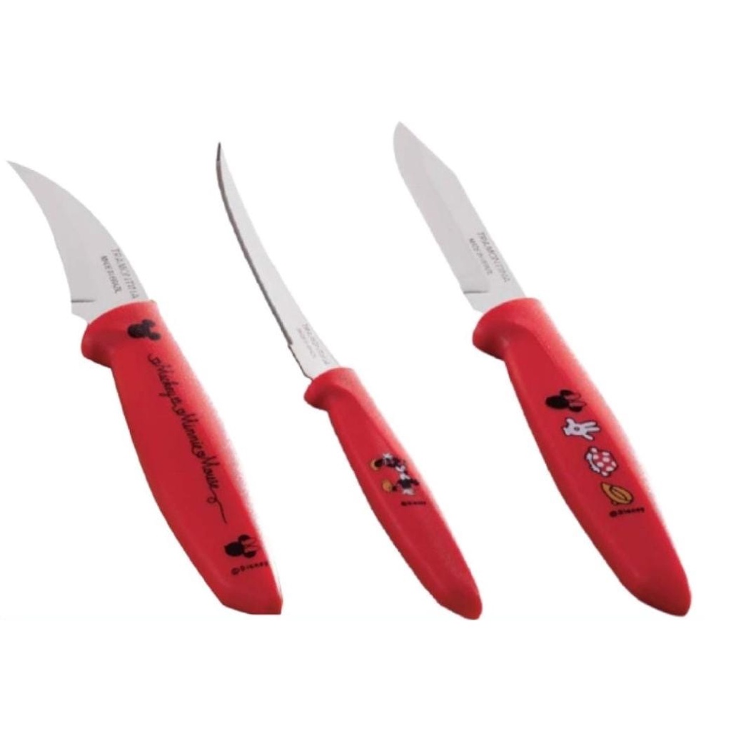 Kit De Facas Tramontina Coleção Mickey Mouse | Shopee Brasil