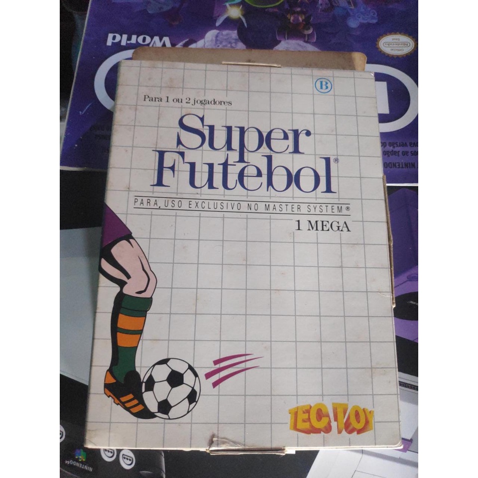 Jogo Super Futebol Original Master System Tec Toy | Shopee Brasil