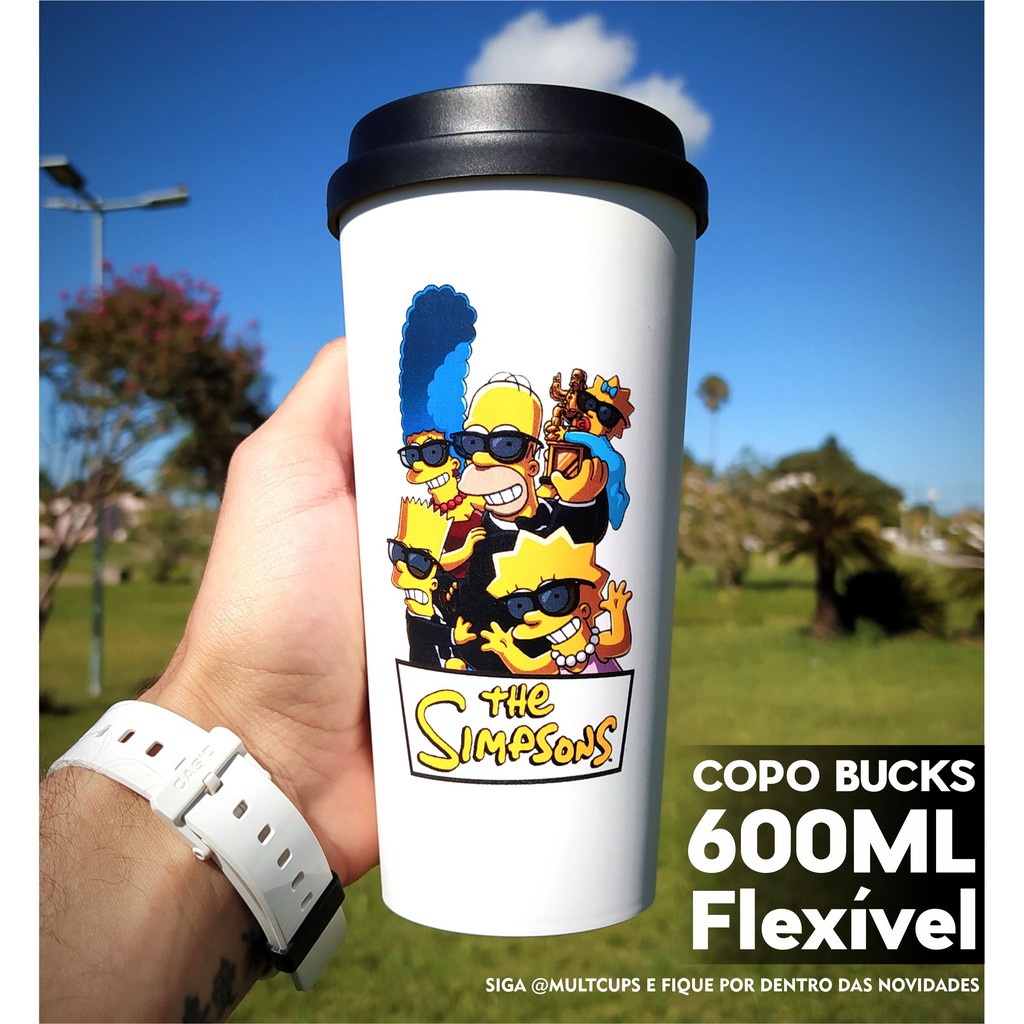 Copo Bucks - The Simpsons | Shopee Brasil