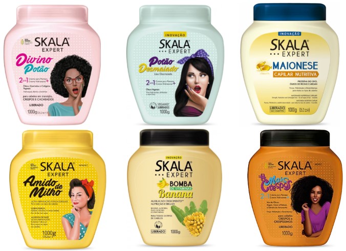 Creme de tratamento Skala 1Kg diversos tipos- Potão | Shopee Brasil