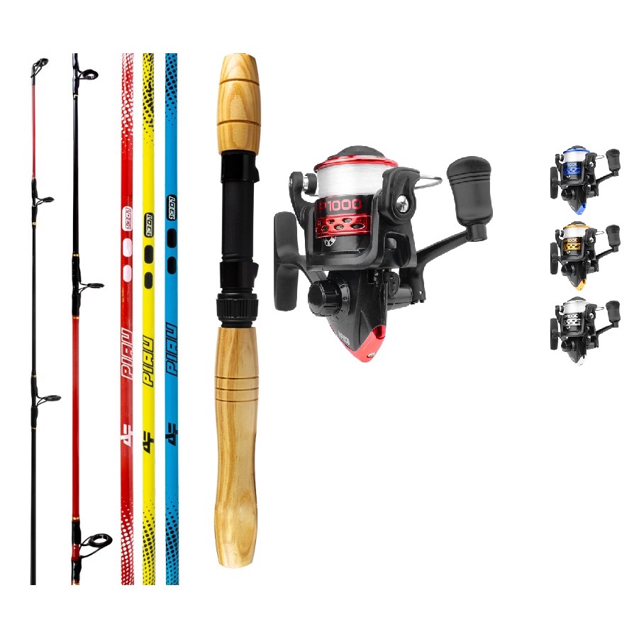Kit Pesca Vara Piau 1,30 Metros + Molinete WP 1000 Com Linha | Shopee Brasil