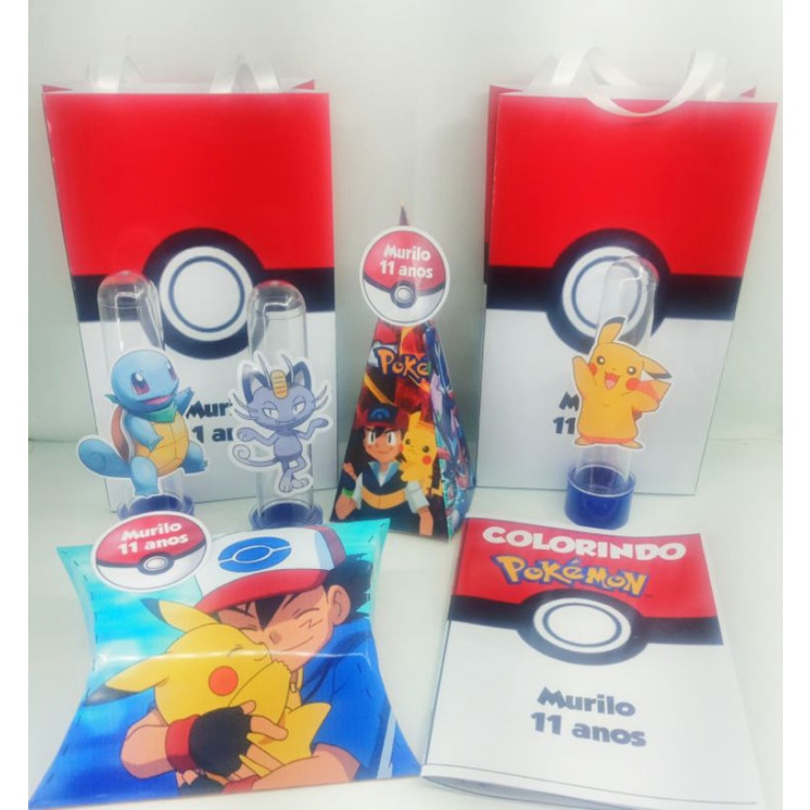 Kit Personalizado Pokemon | Shopee Brasil
